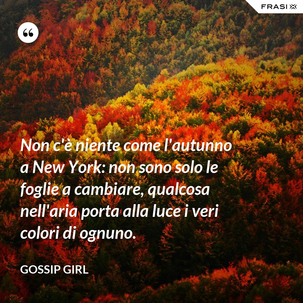 Frasi sull'Autunno