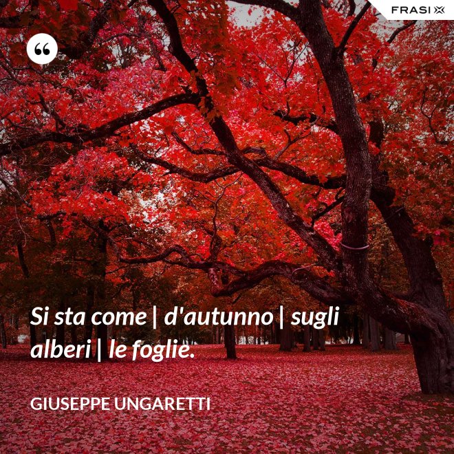 Frasi sull'Autunno